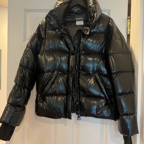 SAM. | Jackets & Coats | Sam Womens Black Puffer Freestyle Jacket Size ...